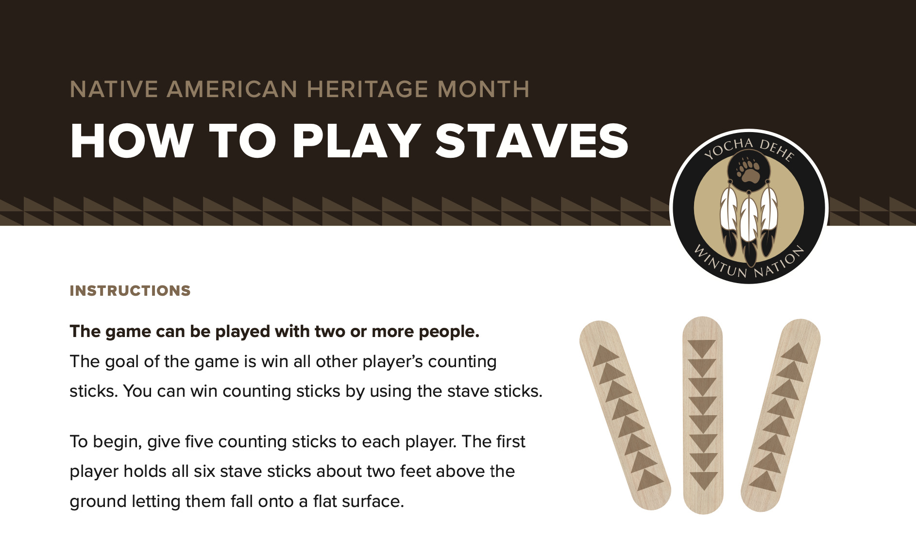 How To Play Staves - Yocha Dehe