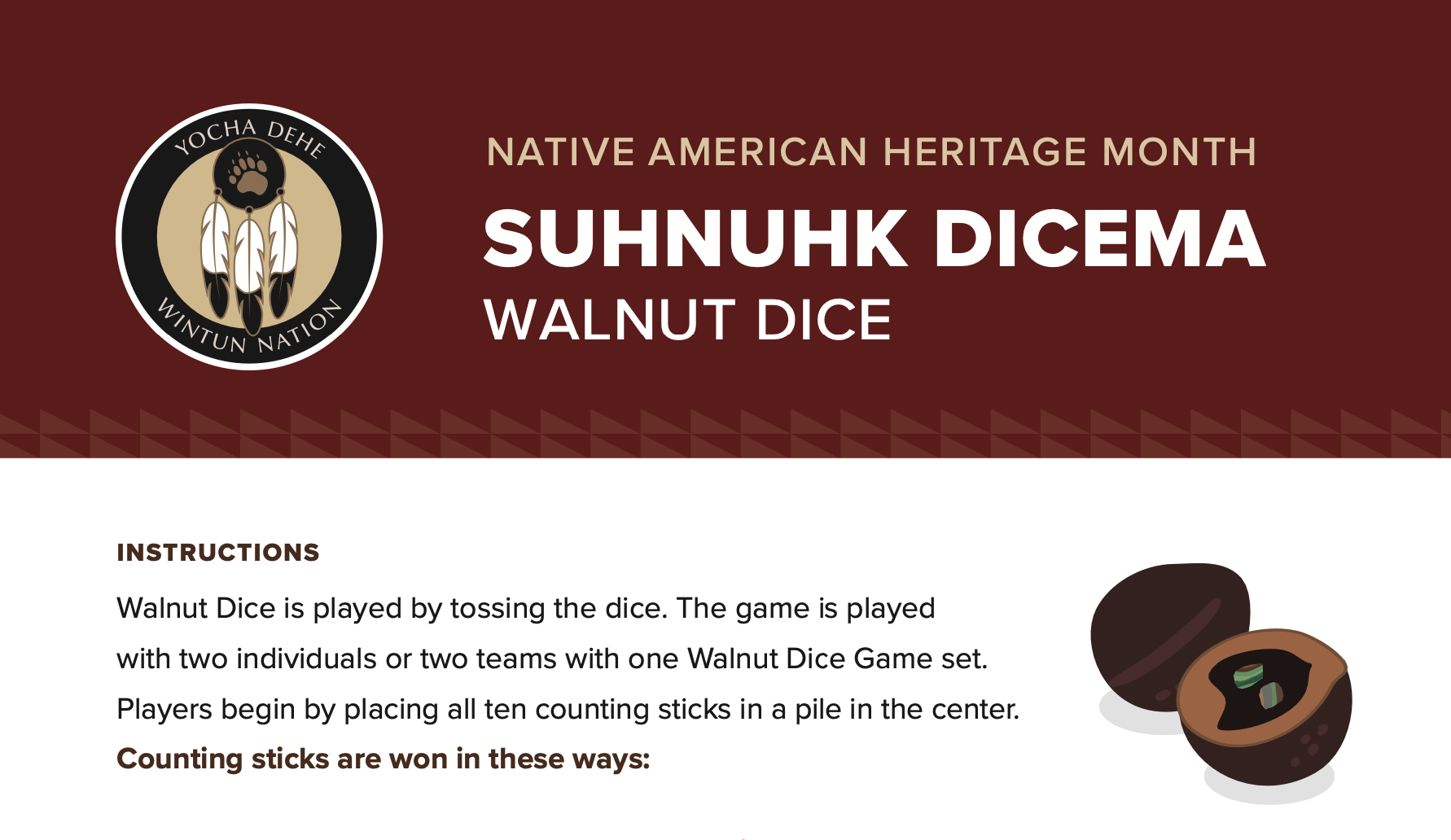 Hand Game: Walnut Dice - Yocha Dehe