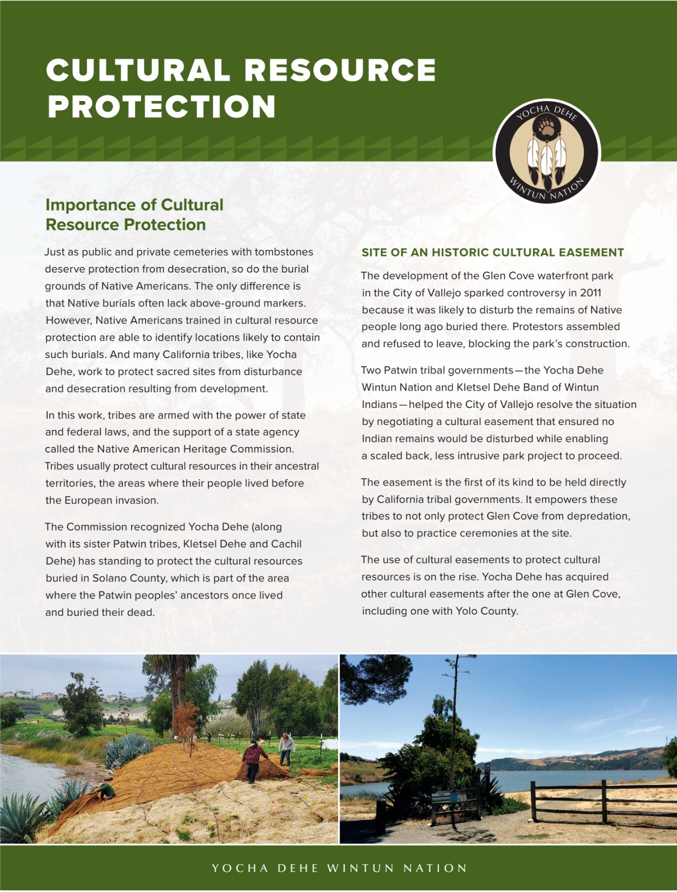 Cultural Resource Protection - Yocha Dehe